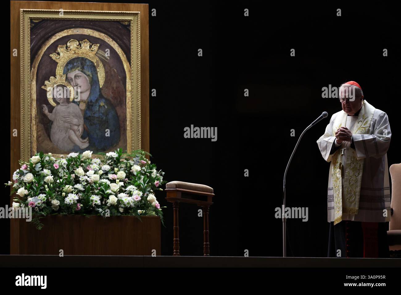 Vatican City, Italy. 04th Mar, 2025. On the ninth day, Cardinal Arthur ...