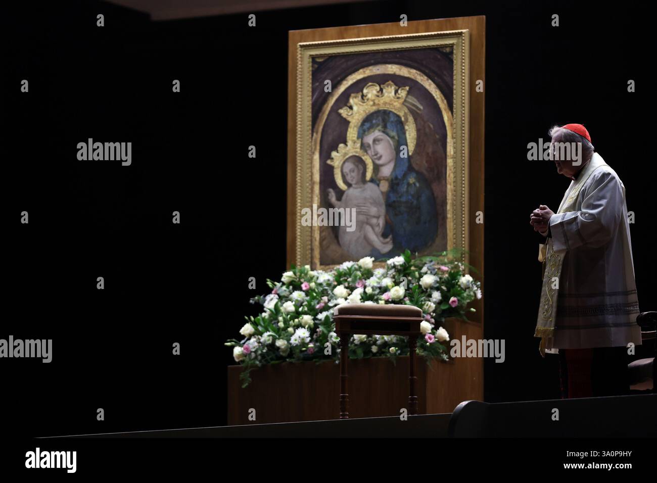 Vatican City, Italy. 04th Mar, 2025. On the ninth day, Cardinal Arthur ...