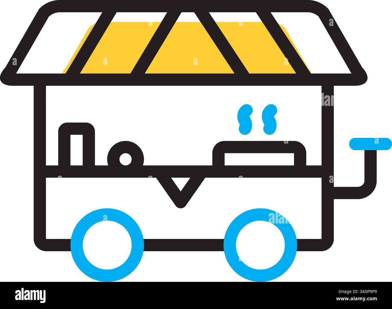 Street food fast hawker Stock Vector Images - Alamy