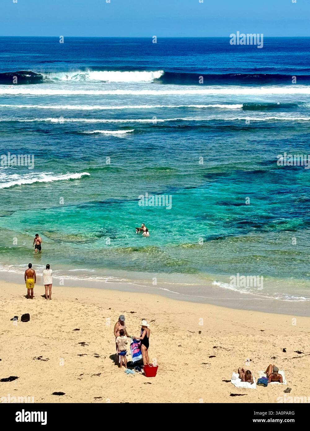 Beach goers at Prevelly Beach Margaret River Western Australia Stock Photo - Alamy