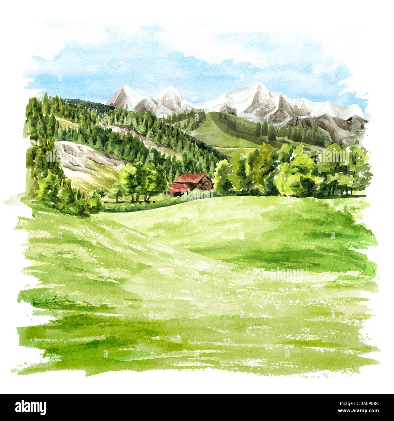 Meadows hill Cut Out Stock Images & Pictures - Alamy