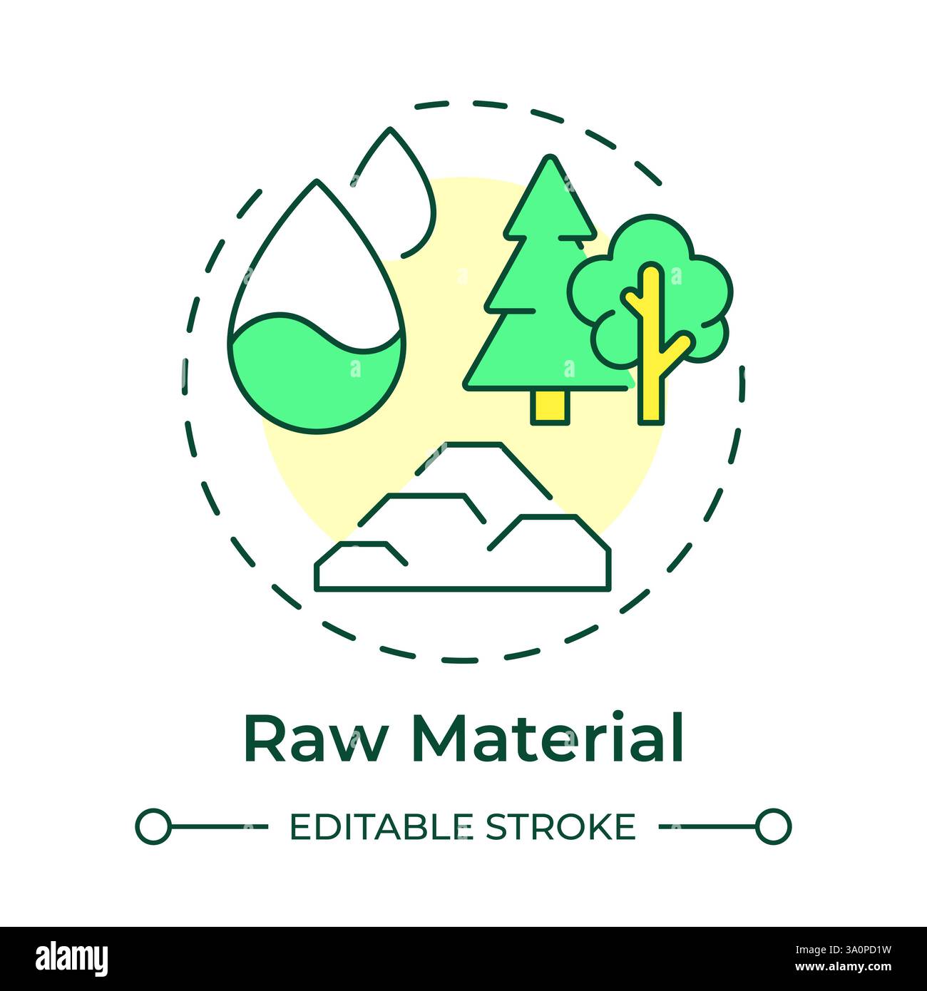 Raw material renewable energy Cut Out Stock Images & Pictures - Alamy