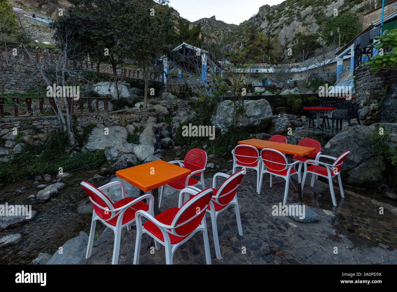 Ras El Ma in Chefchaouen, the Blue City of Morocco Stock Photo - Alamy