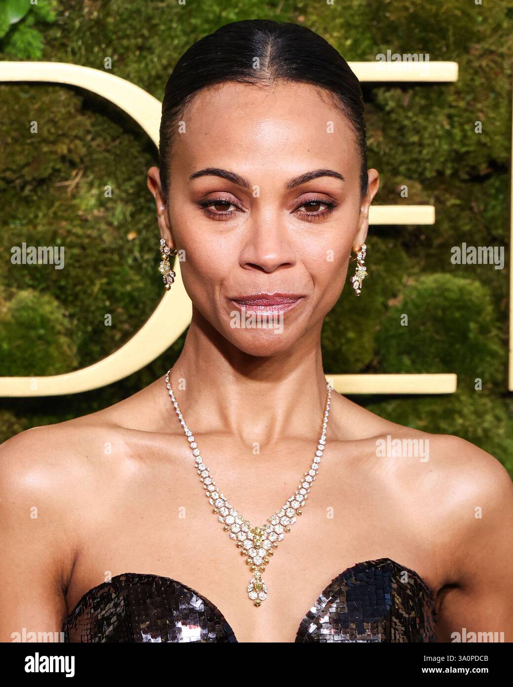 (FILE) Zoe Saldana wins Oscar for Best Actress In A Supporting Role for 'Emilia Perez’ at the ...