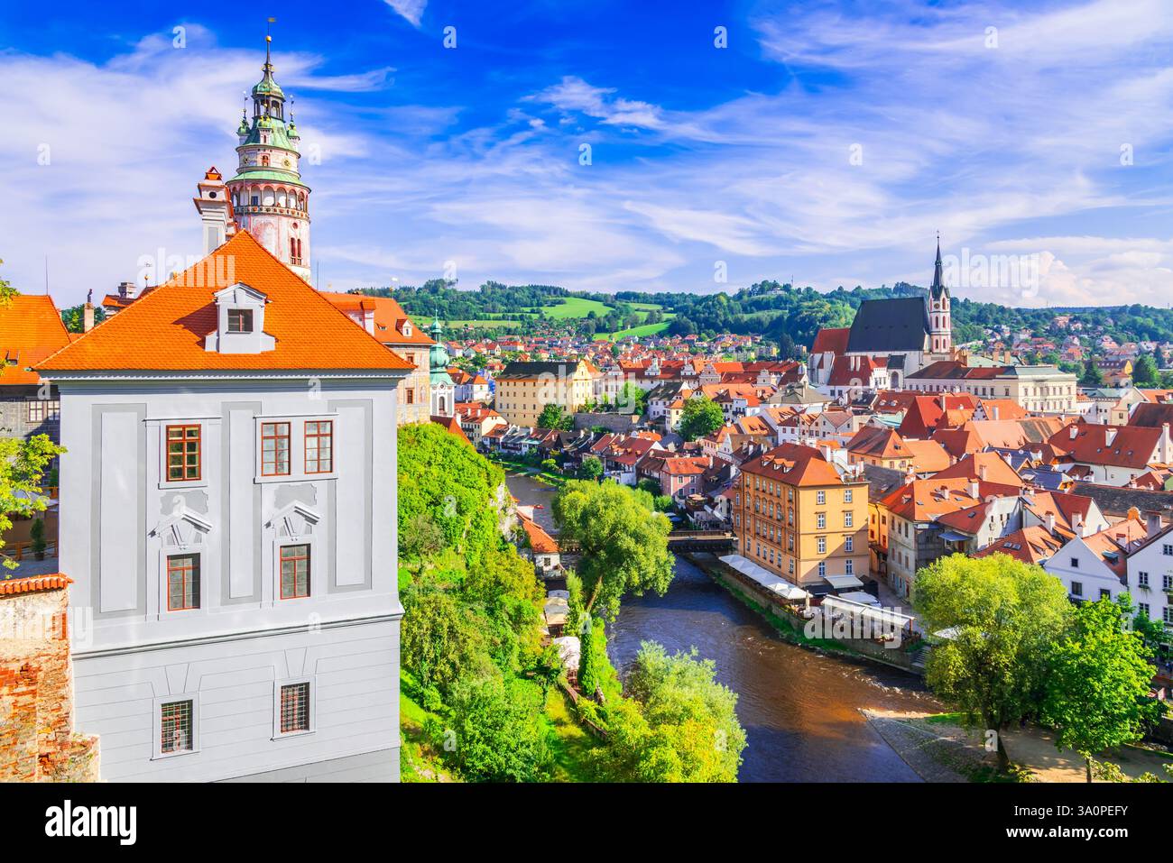Cesky Krumlov, Bohemia. A picturesque Czech town with stunning medieval ...