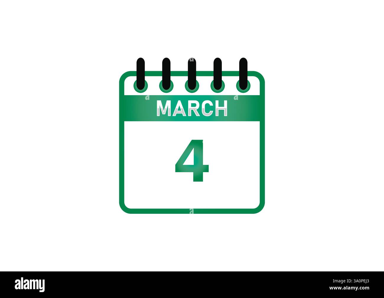 March 4 Calendar Date – Events, Holidays, and Observances Stock Vector ...