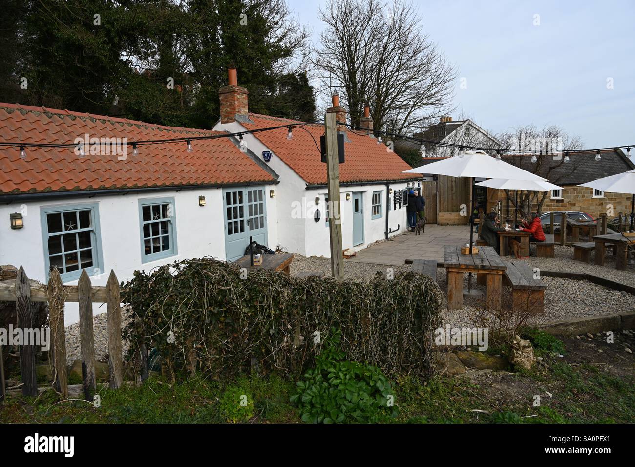 Sandsend seafood restaurant, The fish cottage, Whitby. North yorkshire ...