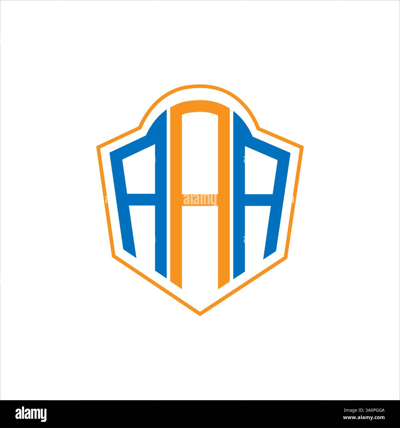 AAA logo Unique Vector monogram Logo Stock Vector Image & Art - Alamy