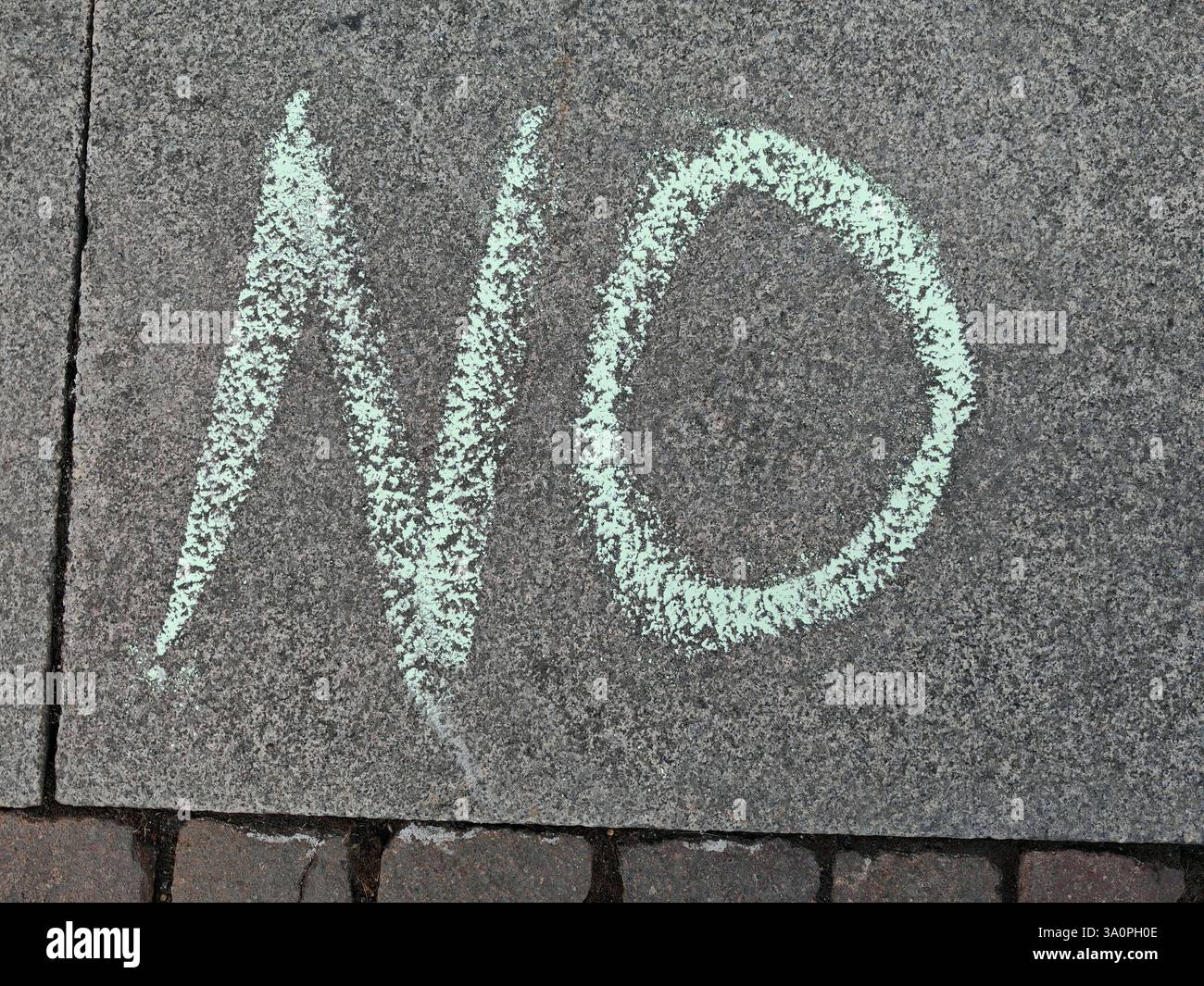 a defense position signaling no and unwanted behavior stop or no go ...