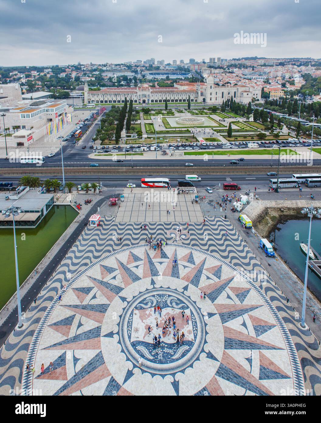 view from the top of the monument to the discoveries Stock Photo - Alamy