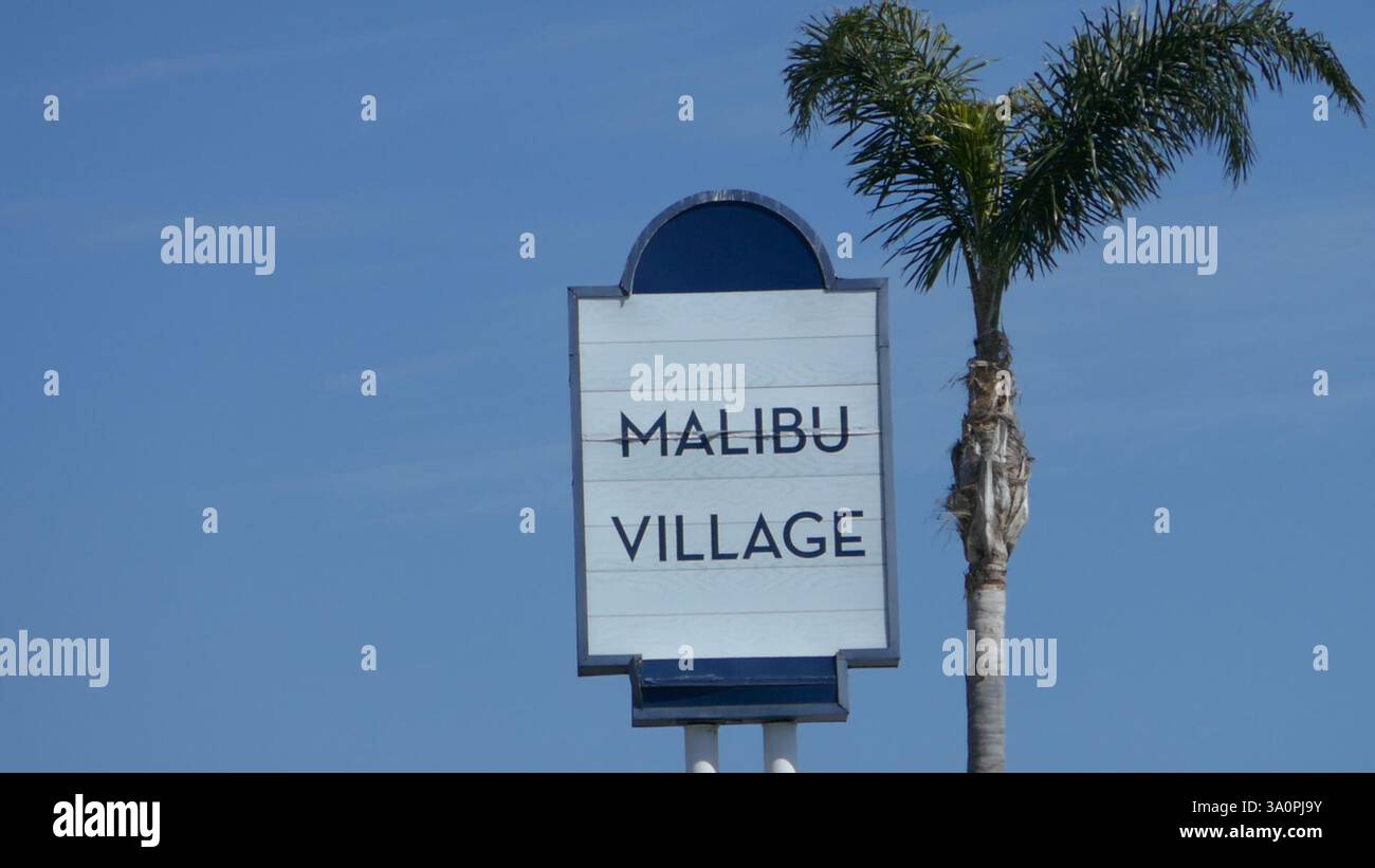 Malibu, California, USA 4th March 2025 Malibu Village Sig at Malibu ...
