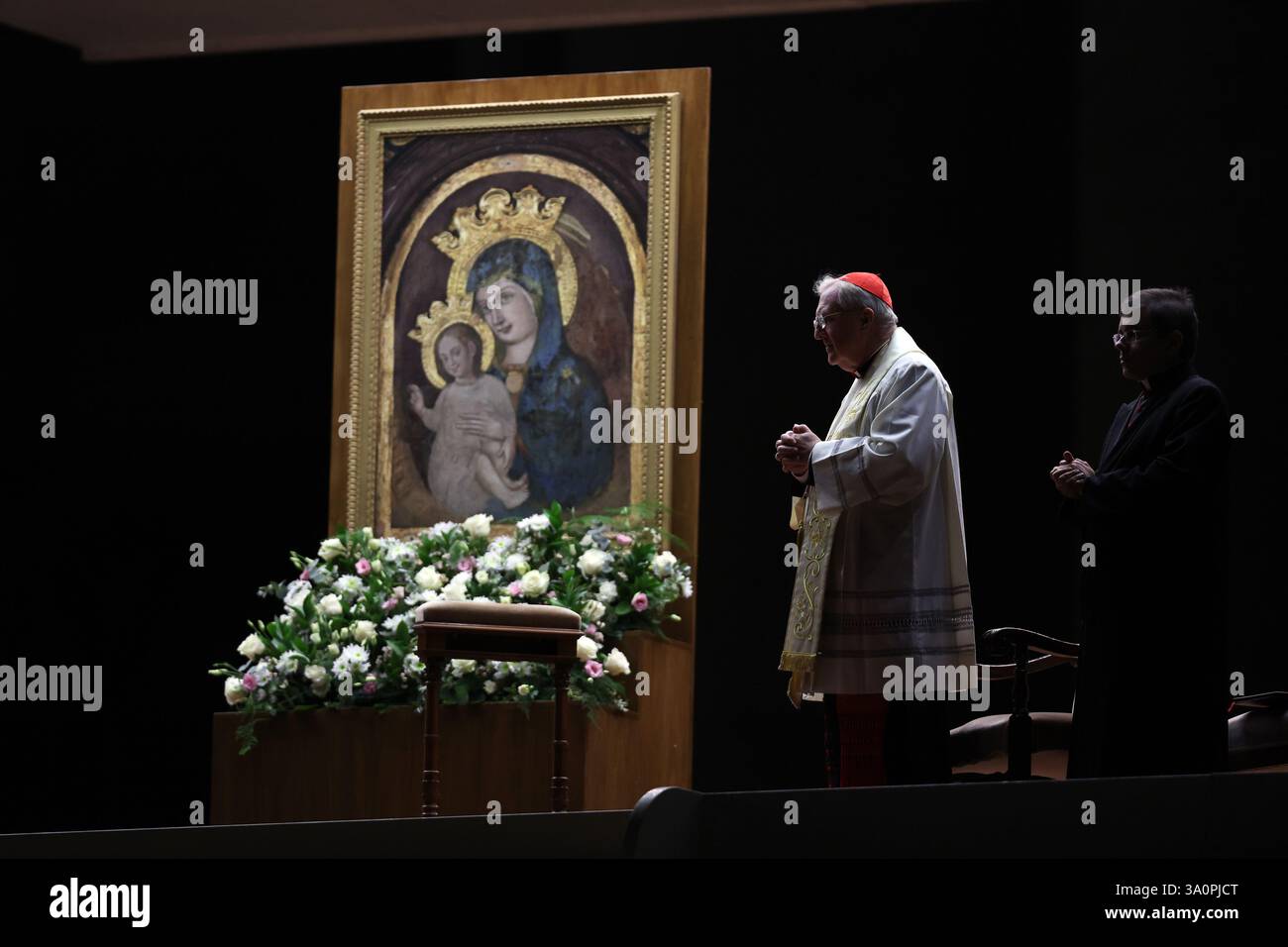 Vatican City, Italy. 04th Mar, 2025. On the ninth day, Cardinal Arthur ...