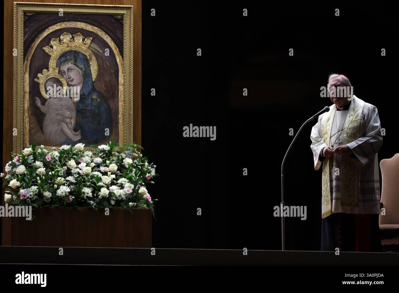 Vatican City, Italy. 04th Mar, 2025. On the ninth day, Cardinal Arthur ...