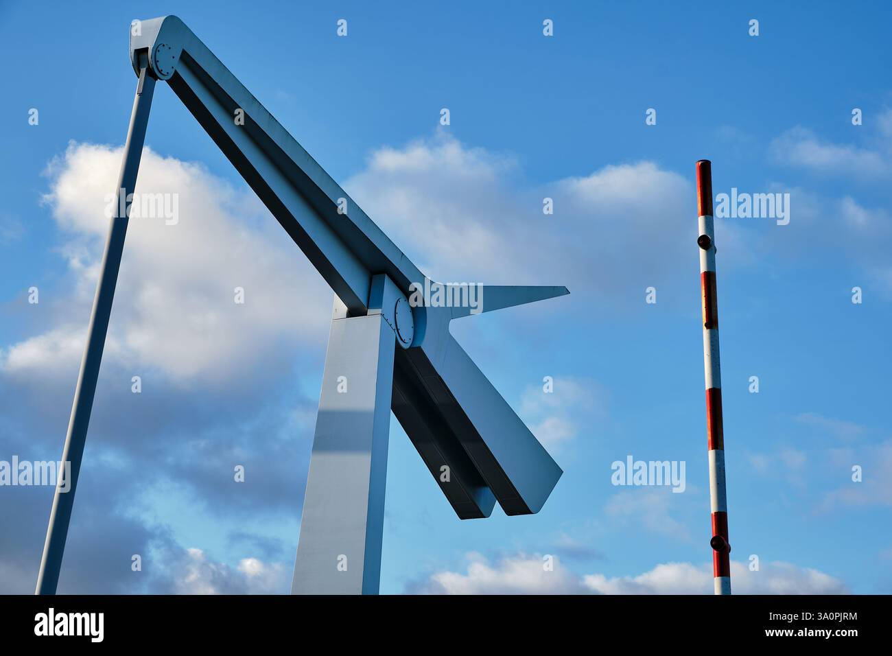 Modern draw bridge with sleek bascule design showcasing leading Dutch ...