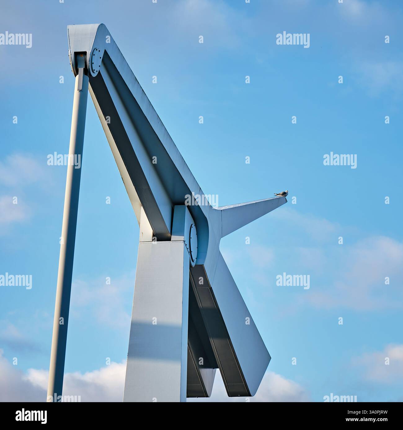 Modern draw bridge with sleek bascule design showcasing leading Dutch ...