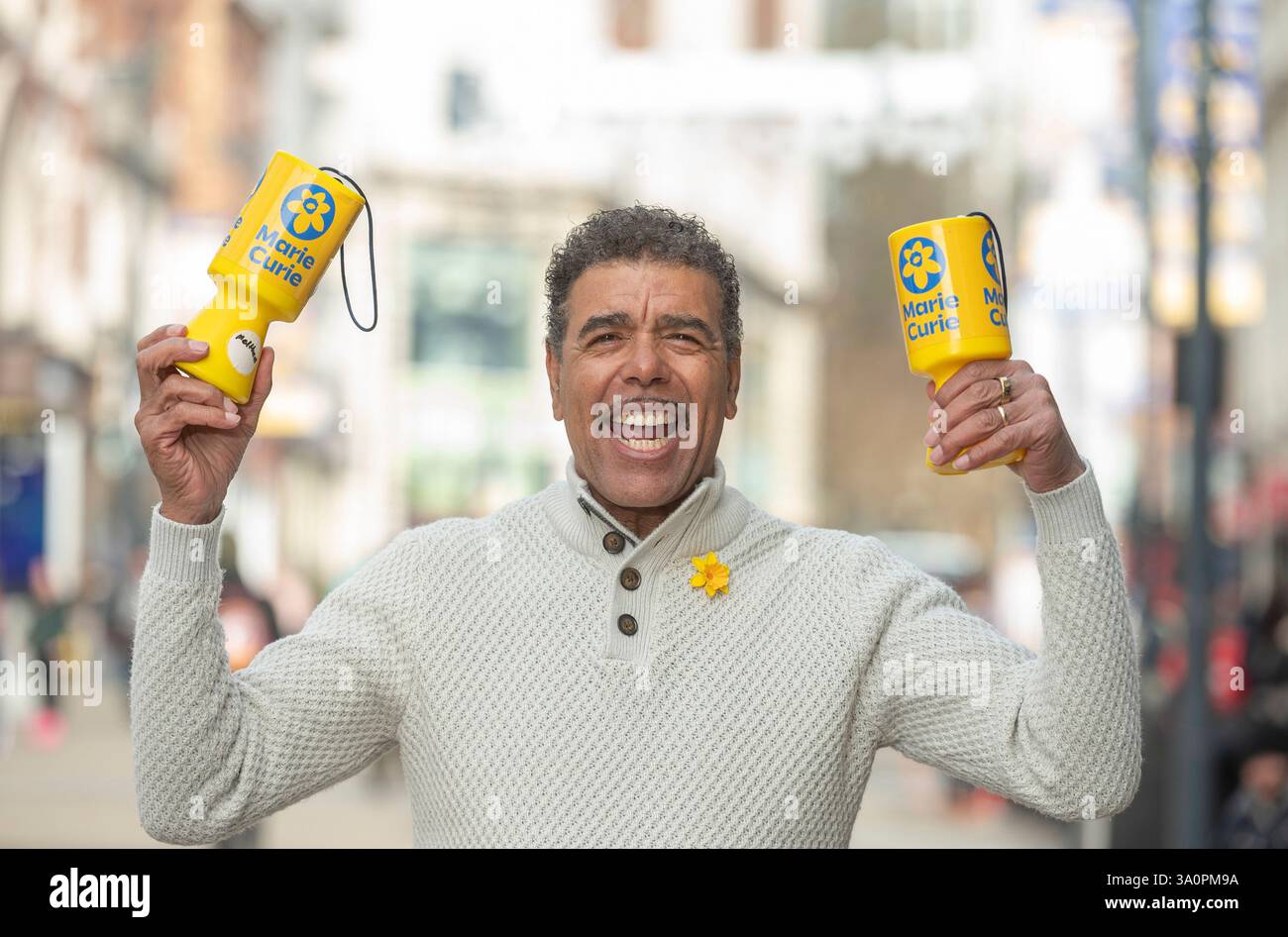 EDITORIAL USE ONLY Football broadcaster and Marie Curie ambassador ...