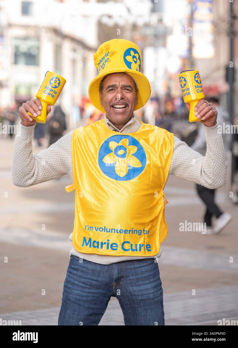 EDITORIAL USE ONLY Football broadcaster and Marie Curie ambassador ...