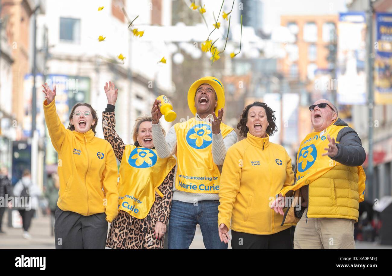 EDITORIAL USE ONLY Football broadcaster and Marie Curie ambassador ...