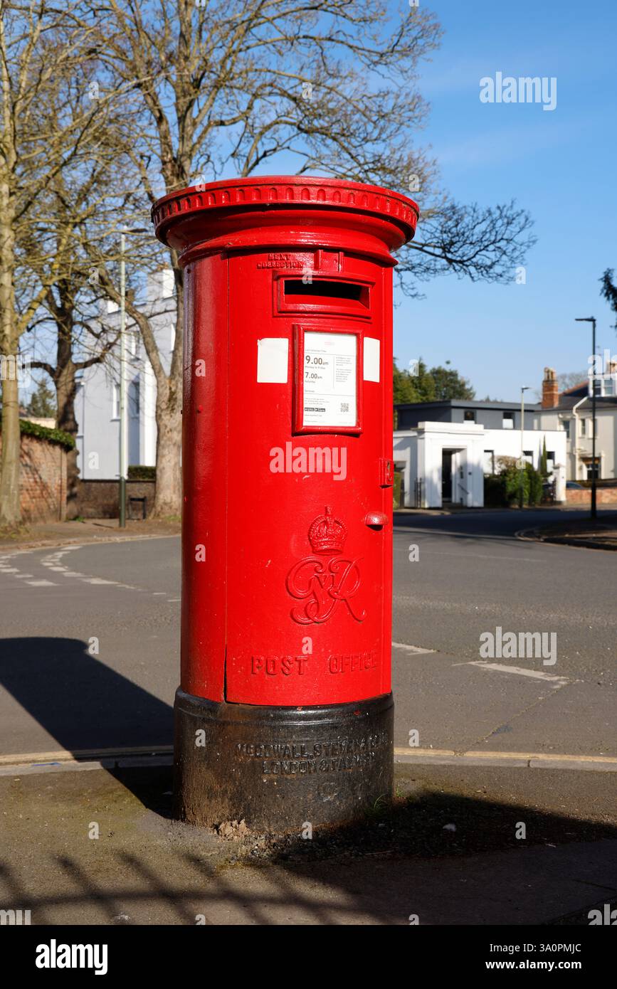 Red letter box, red post box, Cheltenham, Gloucestershire, England. - 4 ...