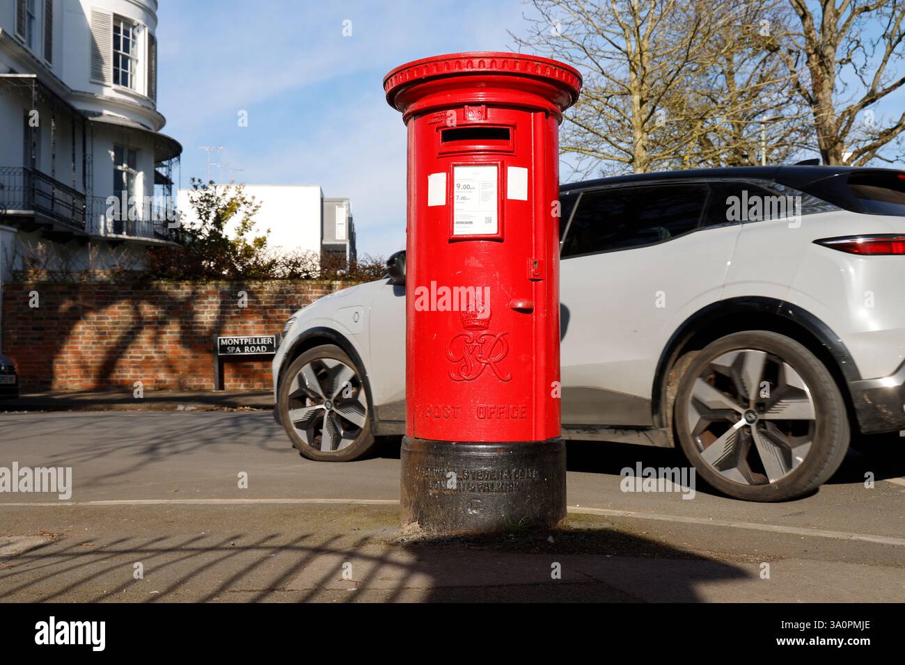 Red letter box, red post box, Cheltenham, Gloucestershire, England. - 4 ...