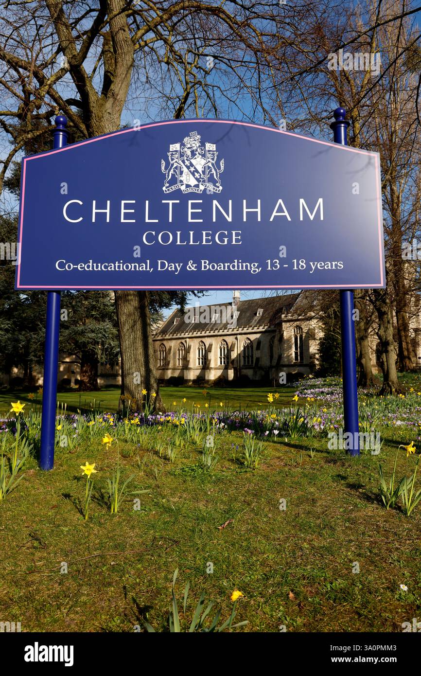 Cheltenham College, Cheltenham, Gloucestershire, England. - 4 March ...