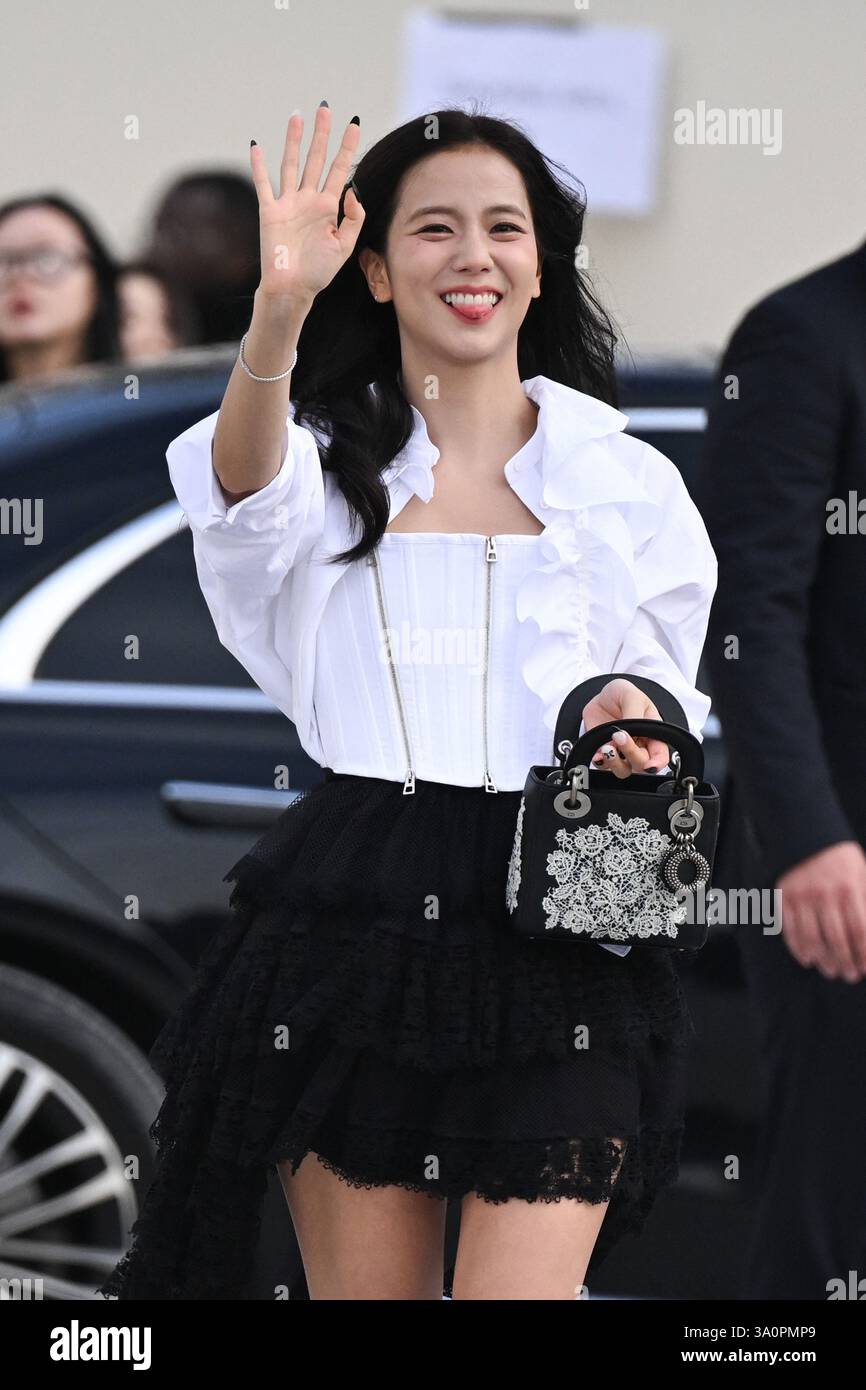 Jisoo attending the Christian Dior Womenswear Fall/Winter 2025-2026 ...