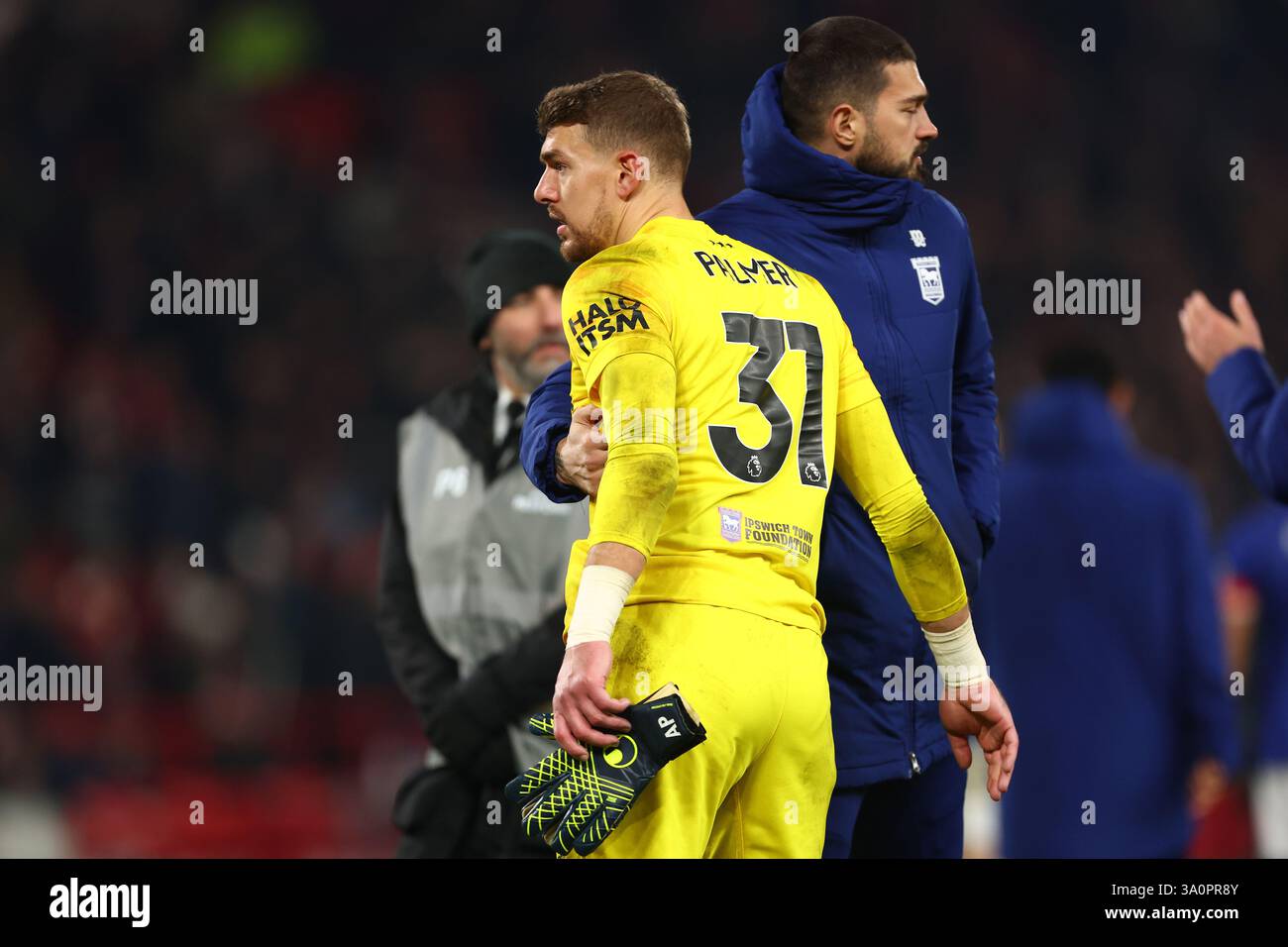 Alex Palmer and Aro Muric of Ipswich Town - Nottingham Forest v Ipswich ...