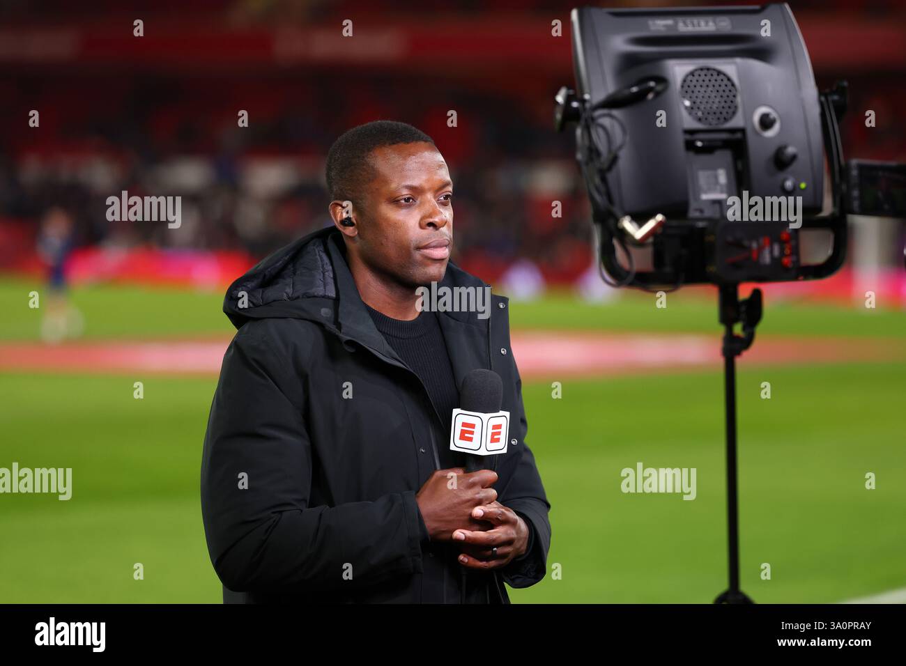 ESPN Pundit and former Manchester City player, Nedum Onuoha - Nottingham Forest v Ipswich Town ...