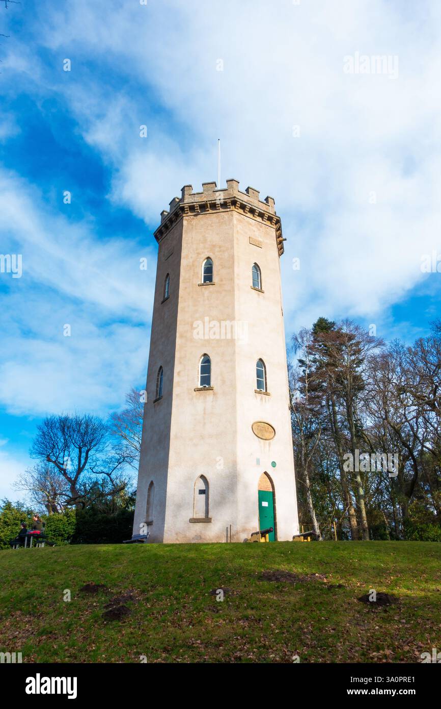 Nelson's Tower in Forres, Scotland, dedicated to Admiral Lord Nelson ...