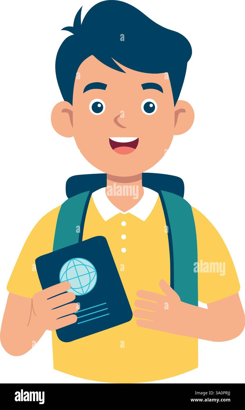 Student Visa Passport Study Stock Vector Image & Art - Alamy