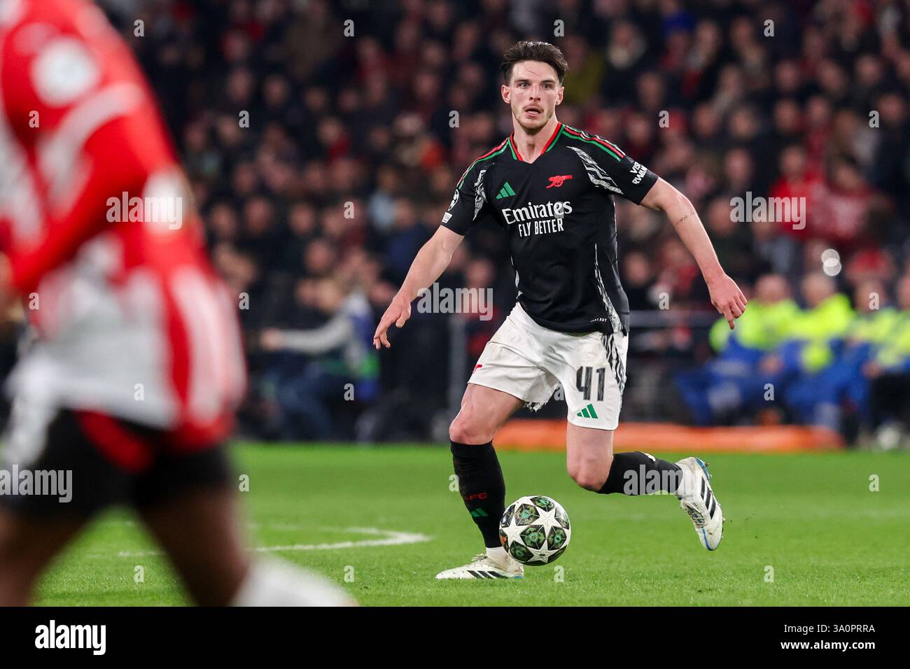 Declan Rice of Arsenal during the UEFA Champions League, Round of 16 ...