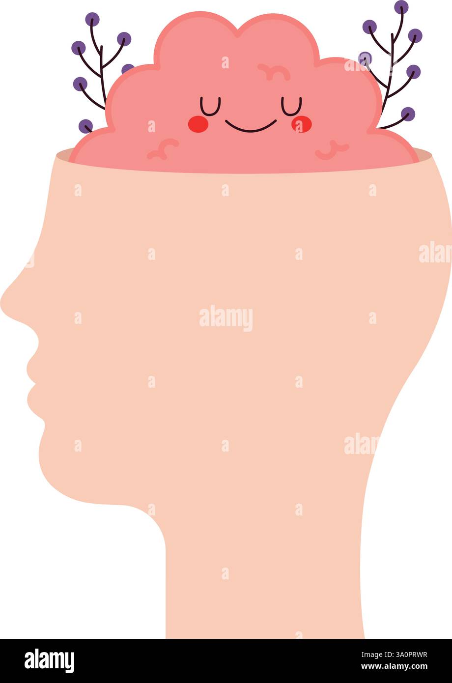 Psychological well being mental Stock Vector Images - Alamy