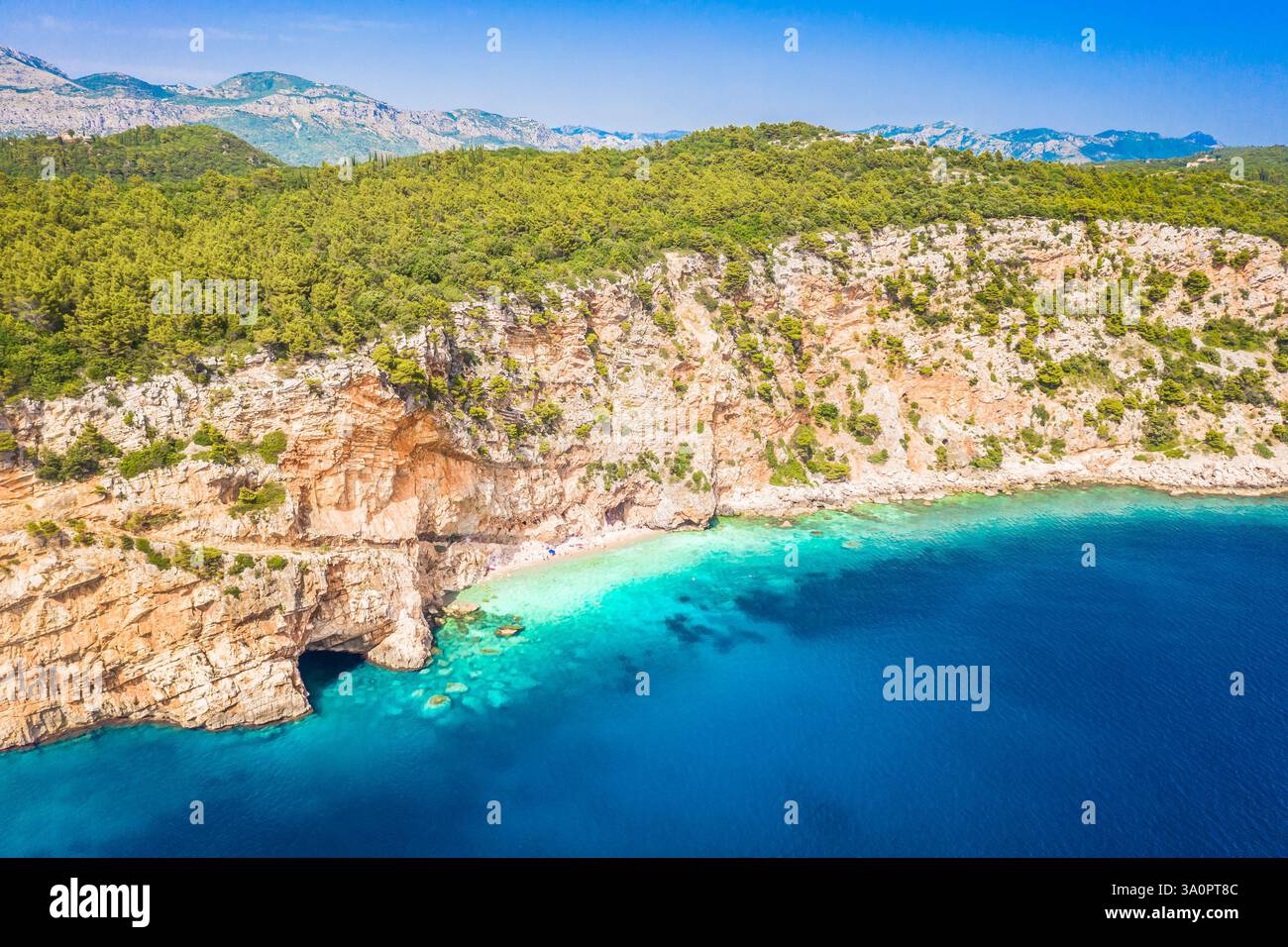 Aerial view pasjaca beach hi-res stock photography and images - Alamy