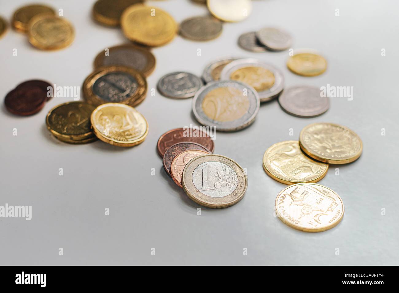 Euro coins different countries hi-res stock photography and images - Alamy