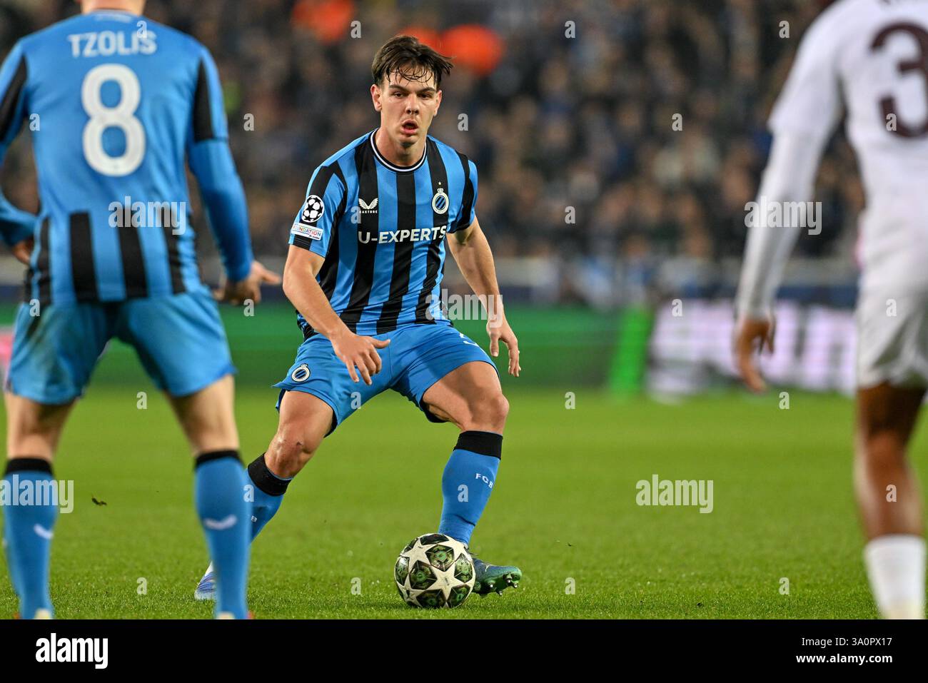 Brugge, Belgium. 04th Mar, 2025. Ardon Jashari (30) of Club Brugge ...
