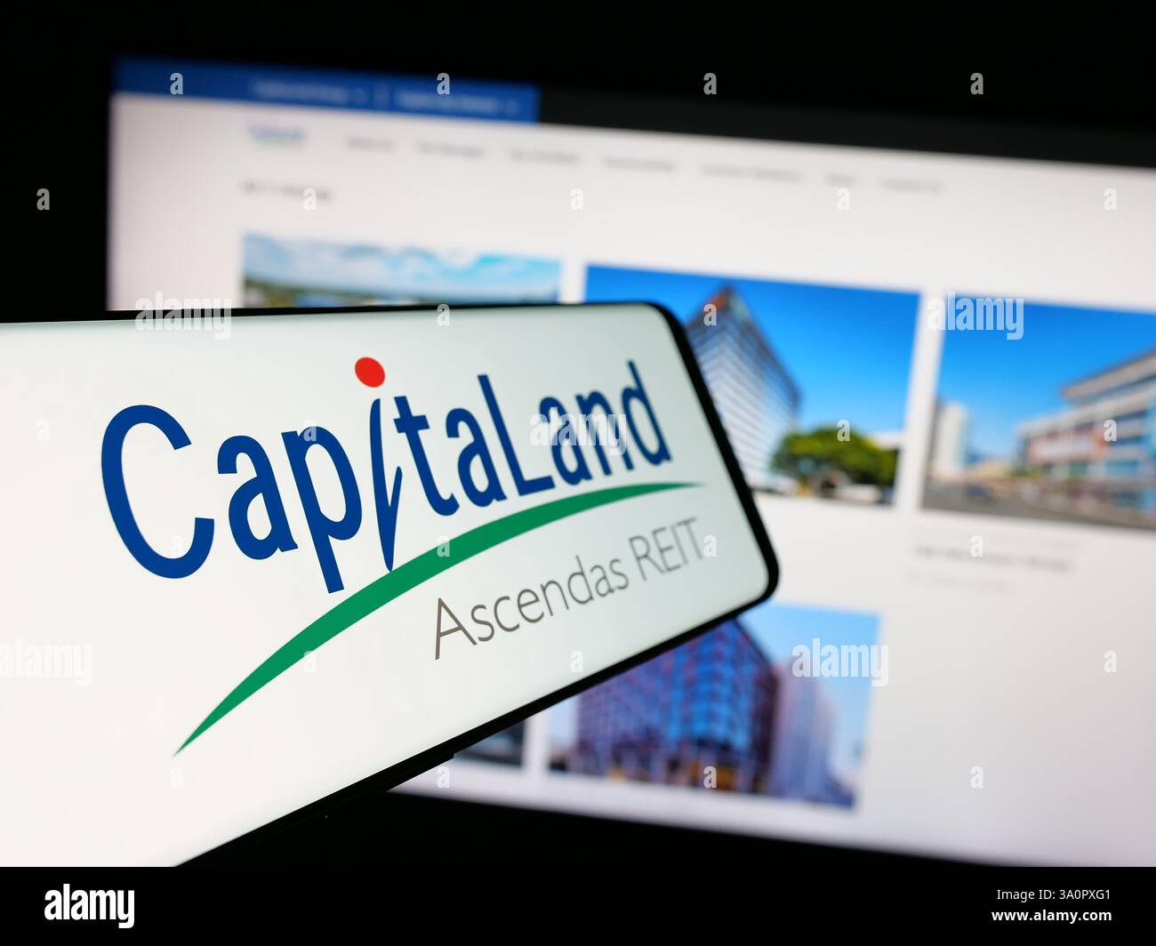 In this photo illustration, a mobile phone with the logo of company ...