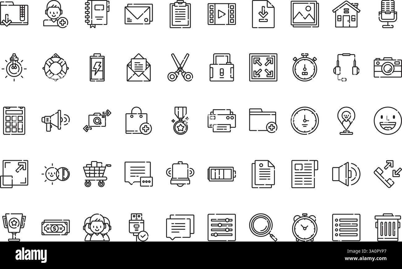 High-Quality Vector Icons Collection with Editable Stroke. Ideal for ...