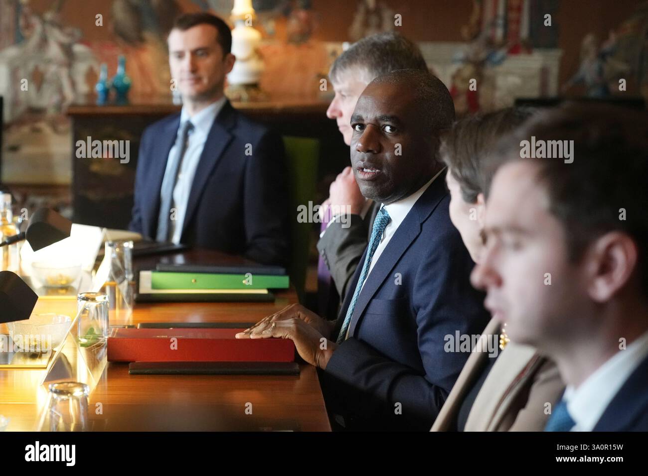 Foreign secretary David Lammy attends a bilateral meeting with Indian ...