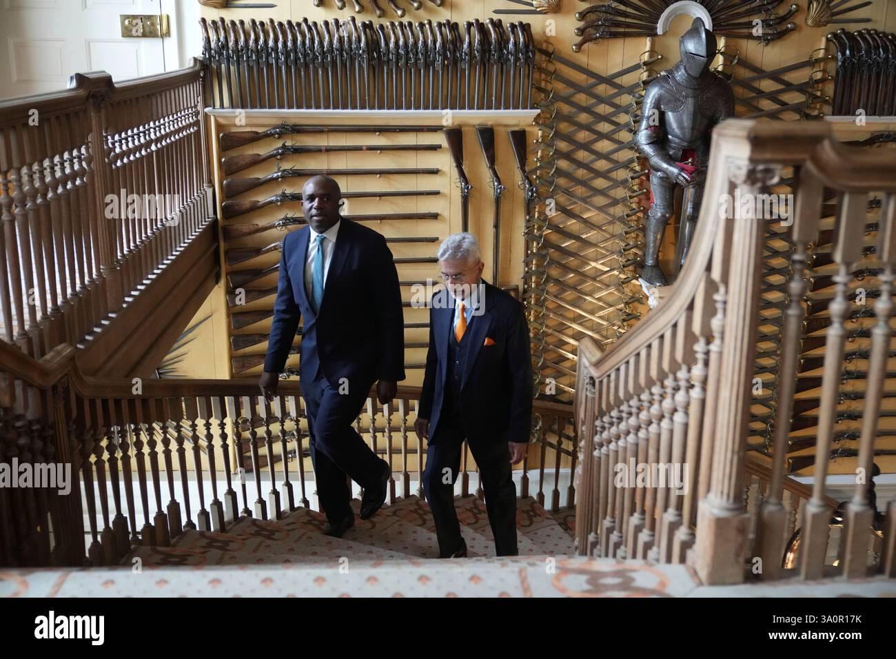 Foreign secretary David Lammy walks with Indian External Affairs ...