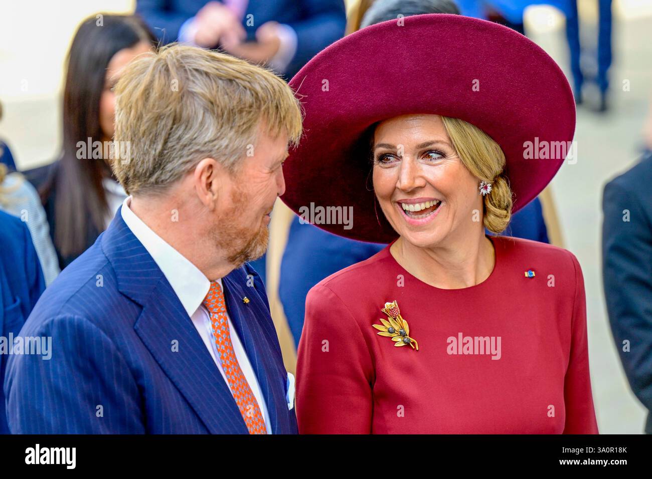 Nicosia, Cyprus. 05th Mar, 2025. King Willem-Alexander, Queen Maxima ...