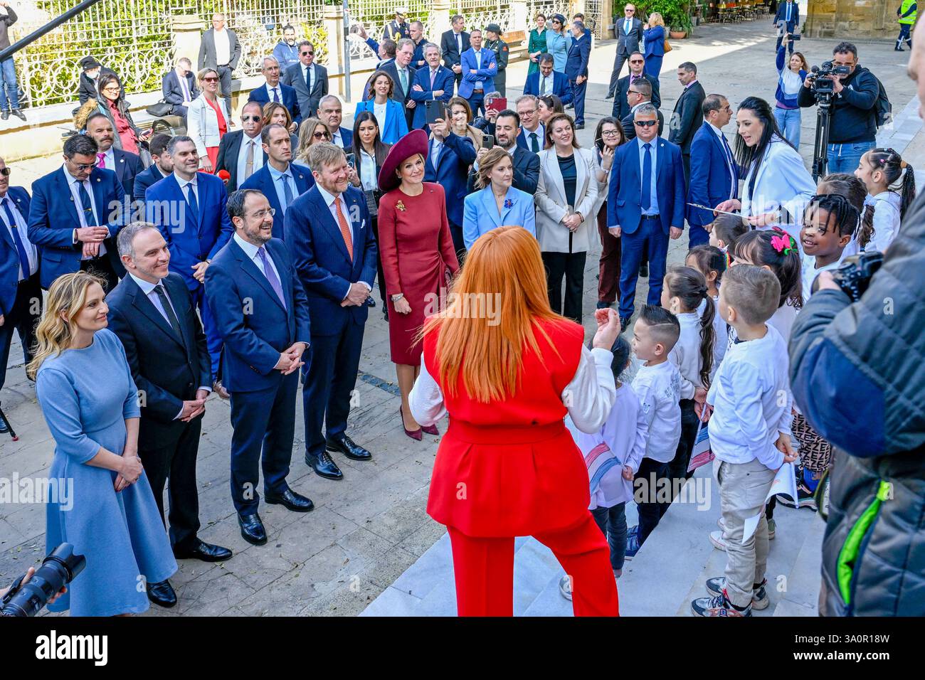King Willem-Alexander, Queen Maxima, President Nikos Christodoulides ...