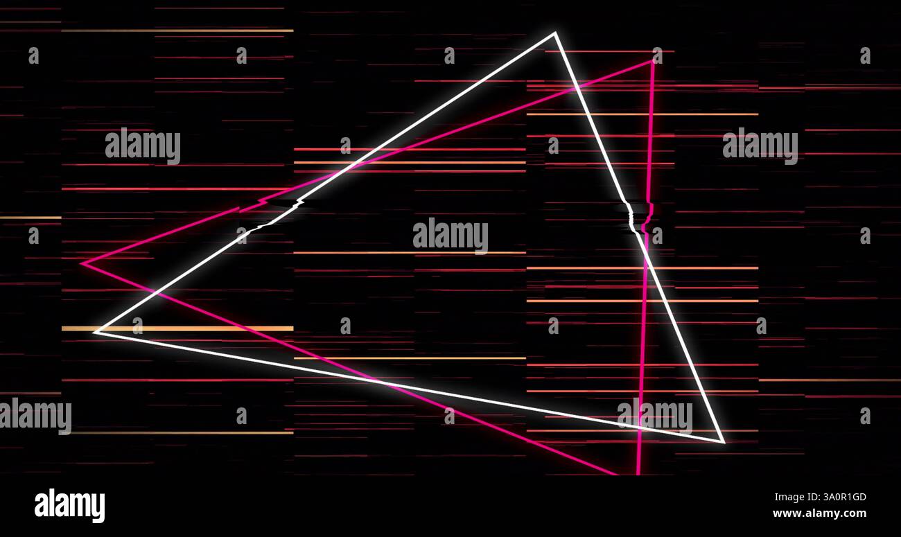 Animation triangles shapes moving on hi-res stock photography and images - Alamy