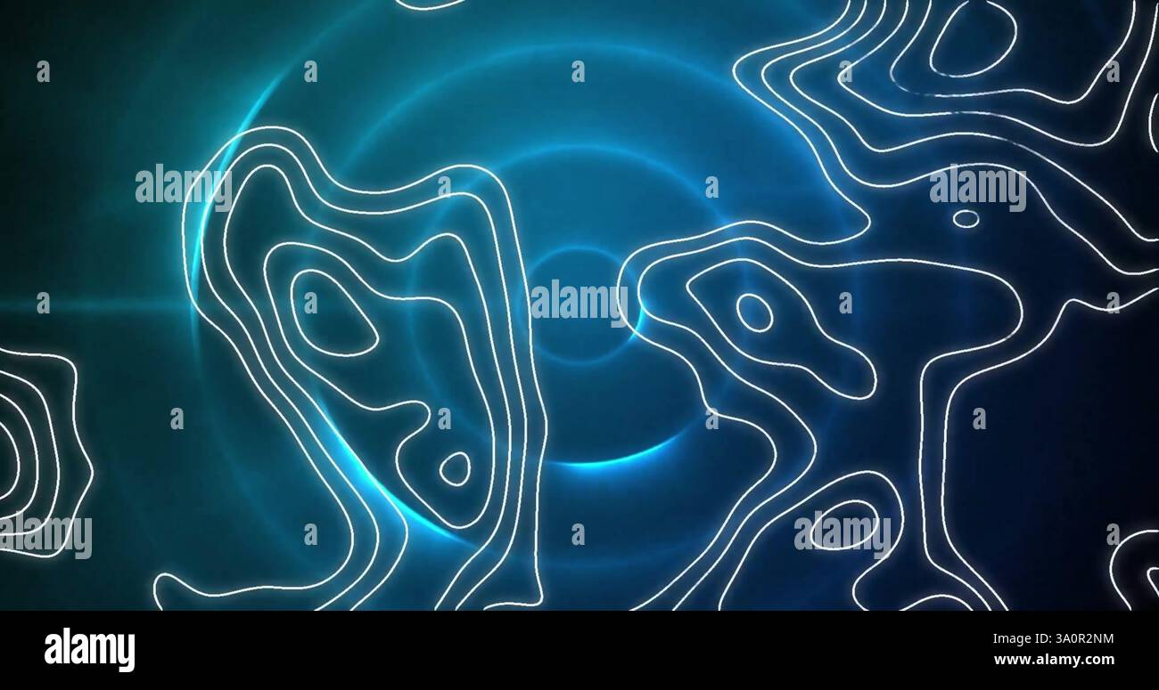 Animation white shapes over fluid hi-res stock photography and images ...