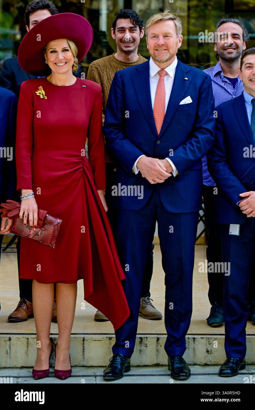 King Willem-Alexander, Queen Maxima during a visit to The Neolithic ...