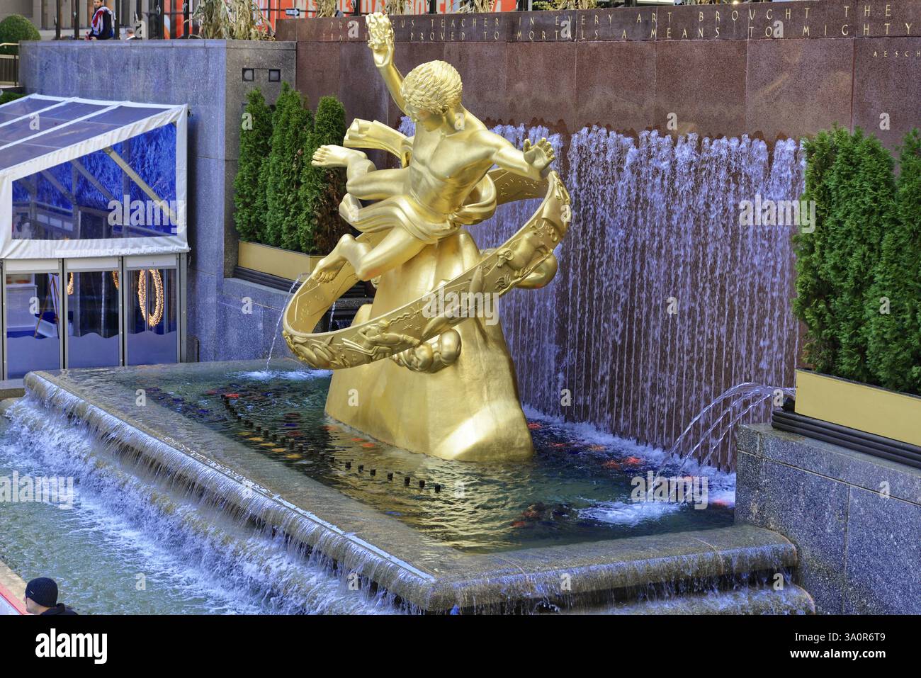 Rockefeller Center, Manhattan, New York, USA, North America, Prometheus ...