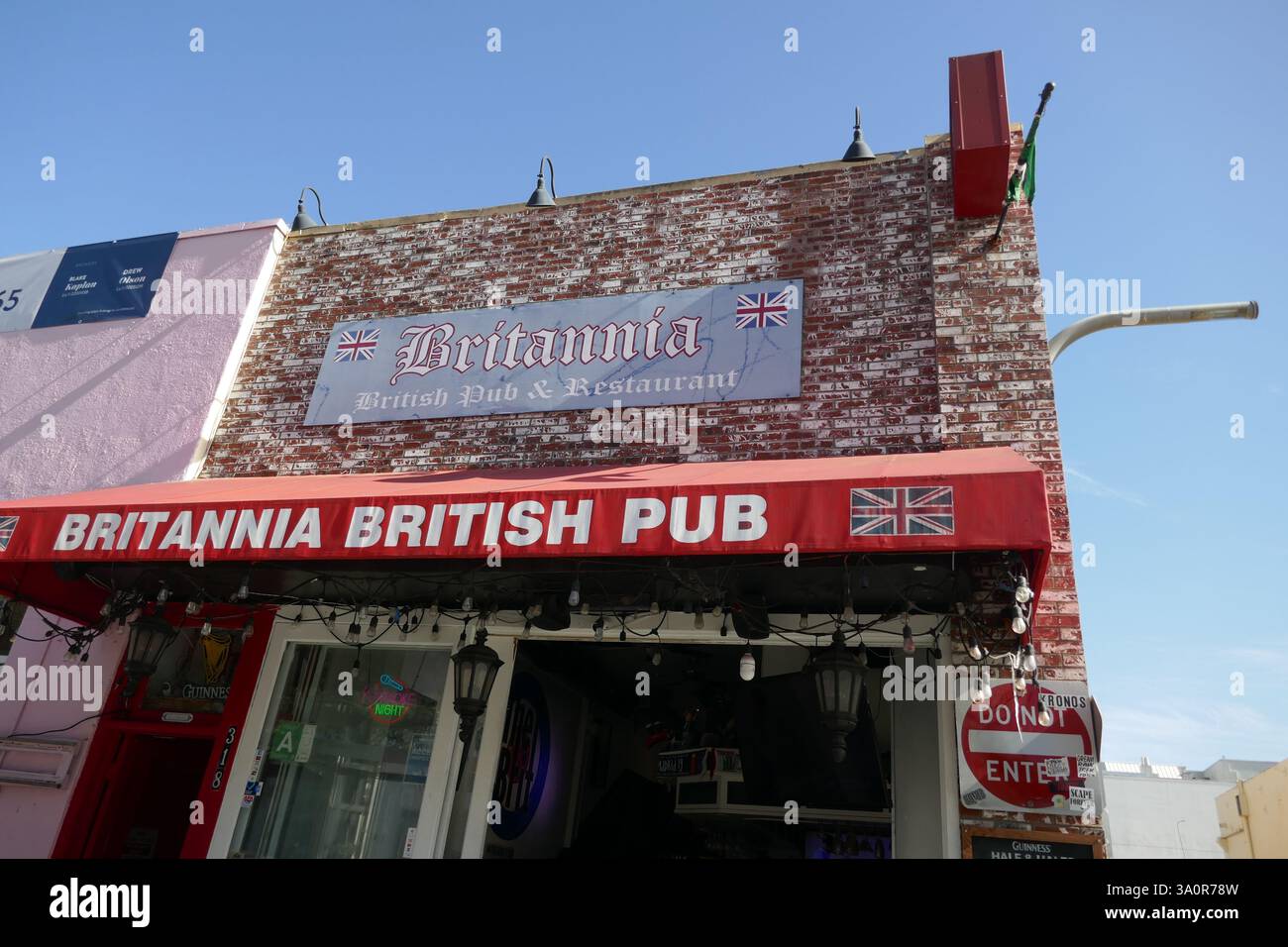 Santa Monica, California, USA 4th March 2025 Britannia British Pub on ...