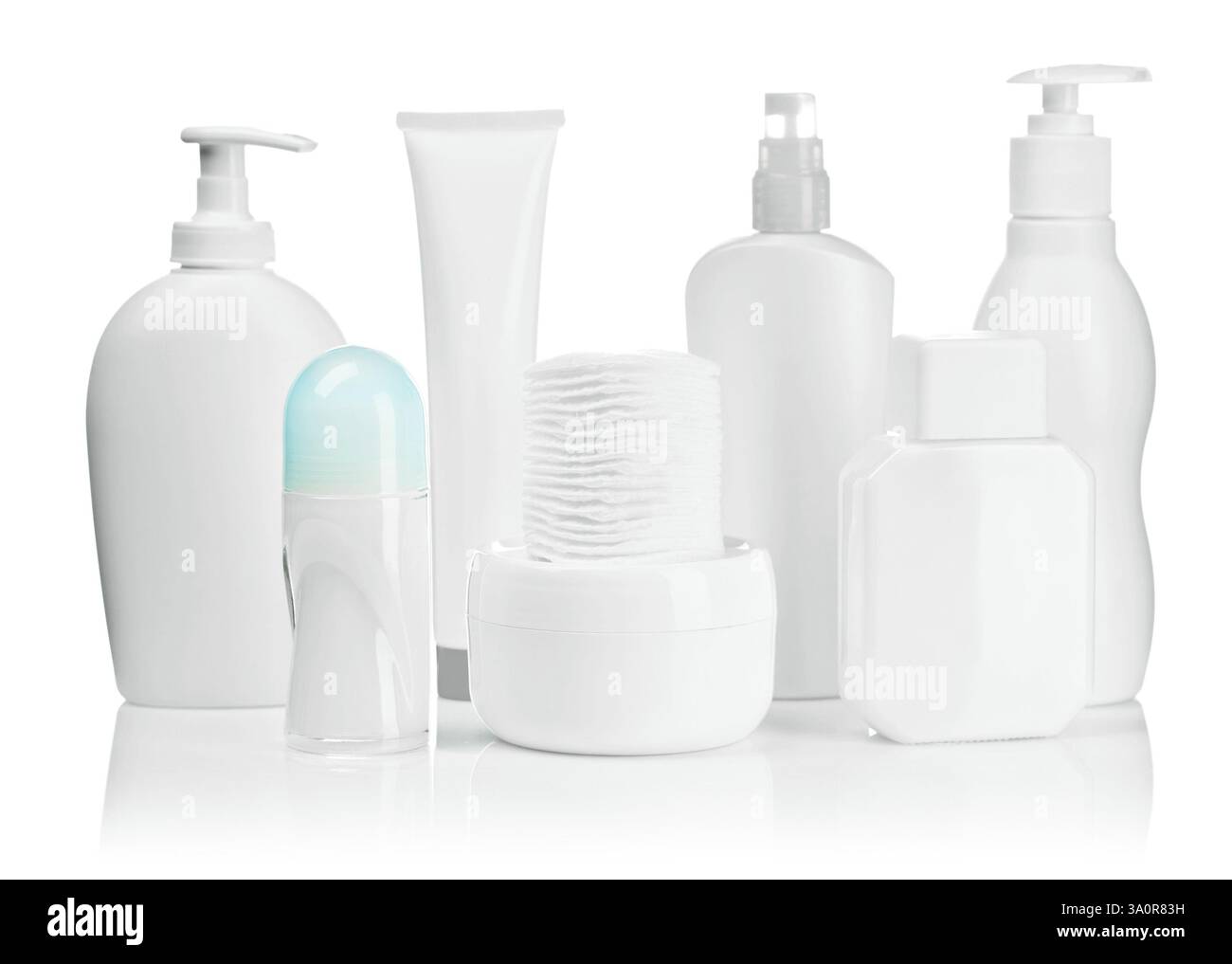 Collection of toilet articles Stock Photo - Alamy