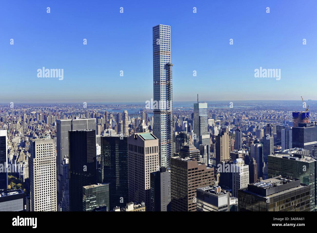 Rockefeller Center observation deck, Modern skyline dominated by ...