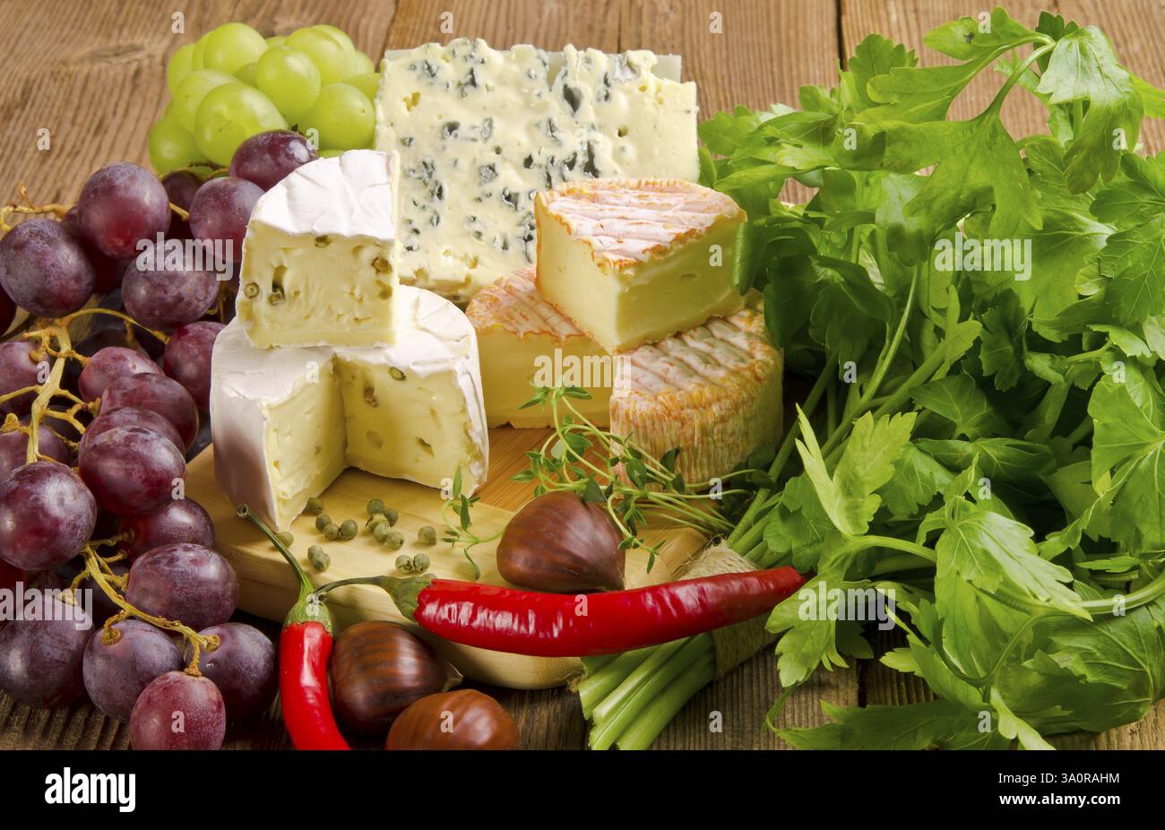 Different cheese types Stock Photo - Alamy
