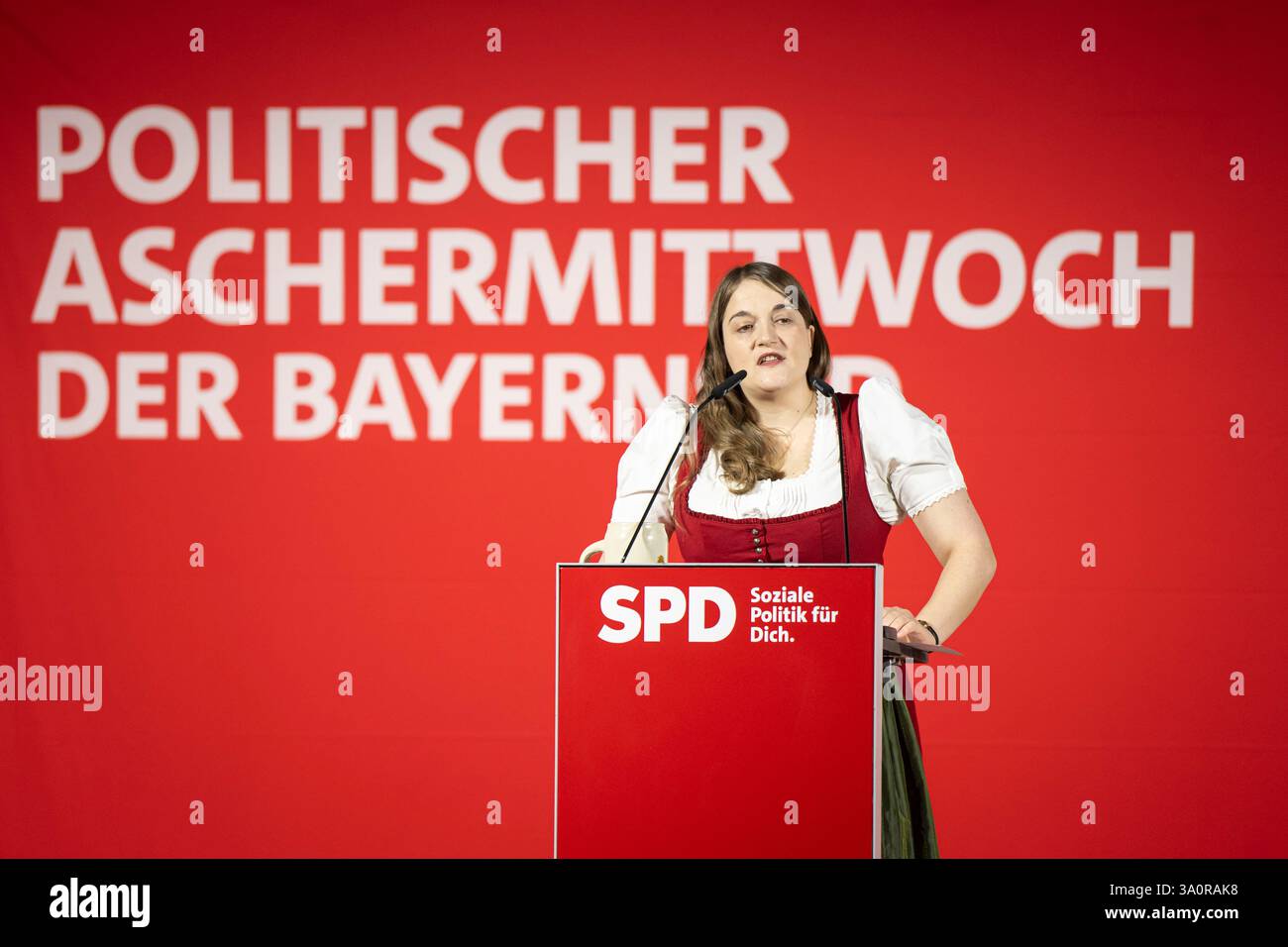 Vilshofen, Germany. 05th Mar, 2025. The chairwoman of the Bavarian SPD ...